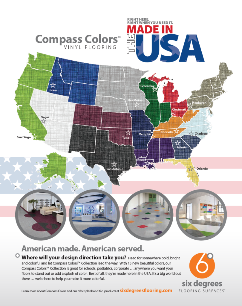 Coast to Coast Compass Colors - Six Degrees Flooring Surfaces